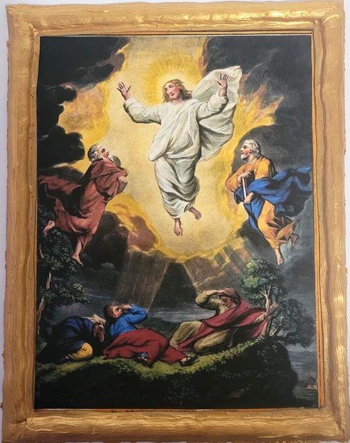 THE TRANSFIGURATION OF Jesus Christ Metamorphosis Roman Catholic Icon £ ...
