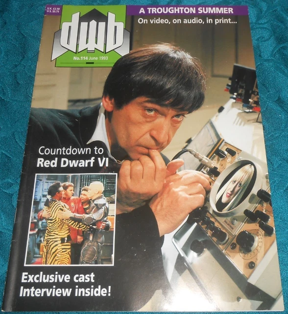 DWB MAGAZINE 114 June 1993 Doctor Who Red Dwarf Survivors Quantum Leap ...