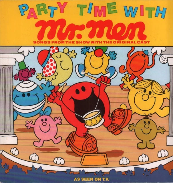 PARTY TIME WITH the Mr Men Self-Titled LP vinyl UK Safari 1985 SMR8510 ...