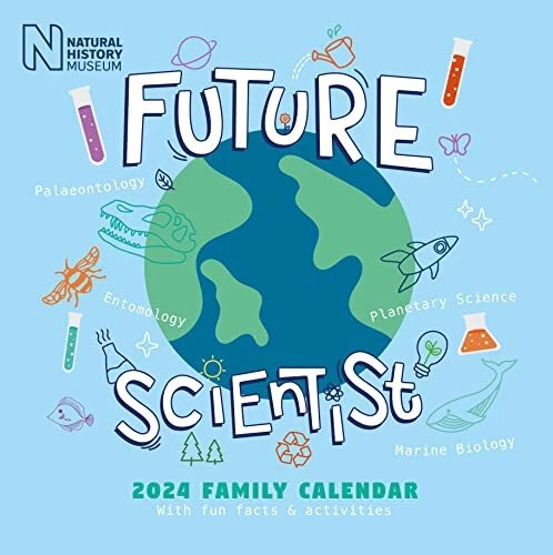 CALENDRIER FAMILIAL CARRÉ 2024 Natural History Museum pour enfants ...