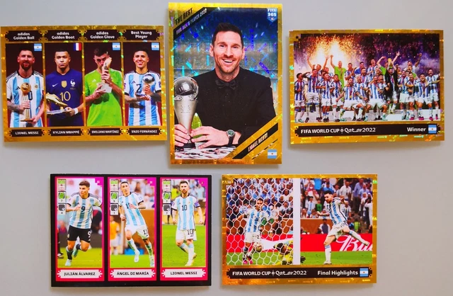 2024 LIONEL MESSI Argentina 5 stickers LOT FIFA 365 PANINI RARE $25.00 ...
