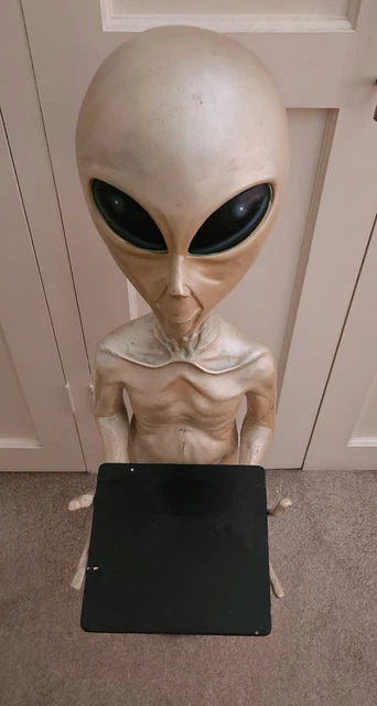 EXTREMELY RARE GREY Alien Butler Statue Life Size Used £299.99 ...