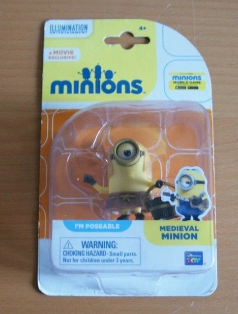 MINIONS MOVIE EXCLUSIVE FIGURE Medieval Minion Despicable Me Thinking ...