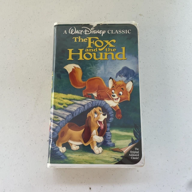 THE FOX AND the Hound (VHS, 1994) Walt Disney movie Black Diamond ...