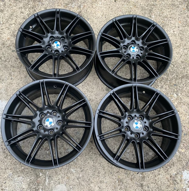 GENUINE BMW TOURING Mv4 19 Inch M Sport Alloy Wheels Satin Black ...