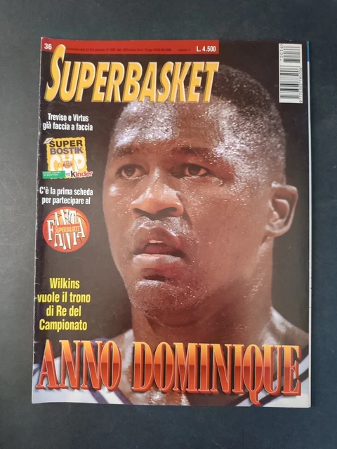 RIVISTA SUPERBASKET ANNO DOMINIQUE n. 36 (1997) Wilkins EUR 8,00 ...