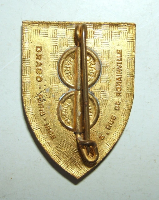 INSIGNE 4° REGIMENT D'ARTILLERIE COLONIALE - Drago Romainville - RAYURES EUR 20,00 - PicClick FR