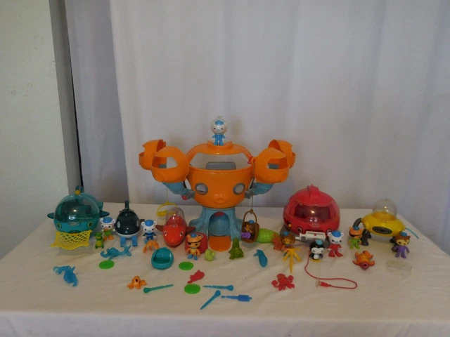 FISHER PRICE OCTONAUTS Octopod Playset Original Figures + Acc Gup X ...