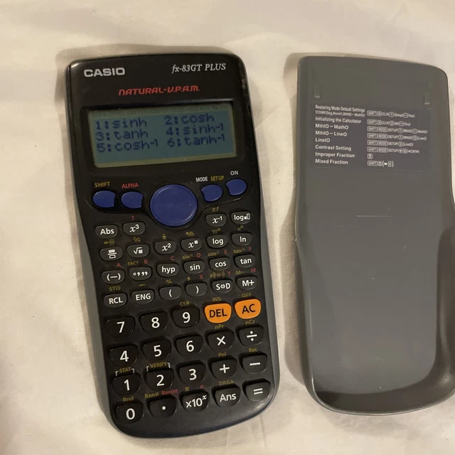 CASIO FX-83GT PLUS Natural-V.P.A.M. Scientific Calculator GCSE A-Level ...