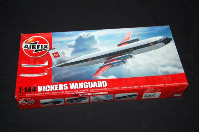 AIRFIX 1/144 SCALE Vickers Vanguard BEA Airliner Model Kit £1.75 - PicClick UK