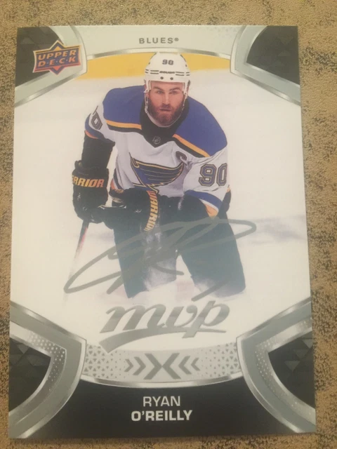 RYAN O'REILLY 2021-22 UD MVP Hockey Silver Scripts Parallel #212 SP ...