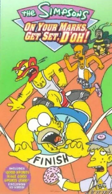 THE SIMPSONS: ON Your Marks, Get Set, D'oh! [VHS] [VHS Tape] £4.99 ...