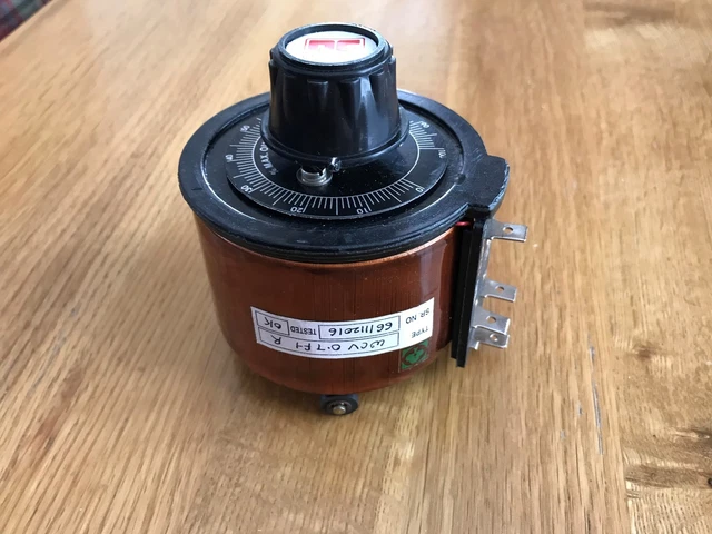 RS PRO 1 Phase 170VA Variac variable transformer. £45.00 - PicClick UK