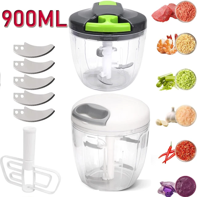 PULL STRING HAND Chopper Manual Food Processor To Slice Kitchen Tool ...