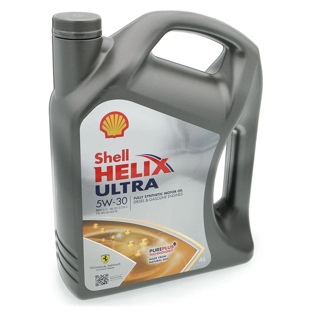 4 LITER SHELL Helix Ultra 5W30 Motoröl BMW LL-01 MB 229.5 226.5 VW 502. ...