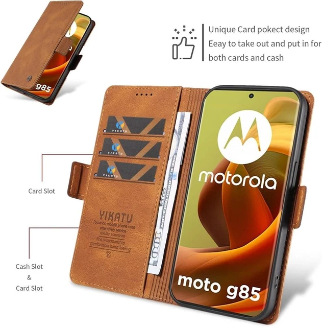 FOR MOTO G85 5G Case,for Moto G85 5G Wallet Case,Pu Leather Folding ...