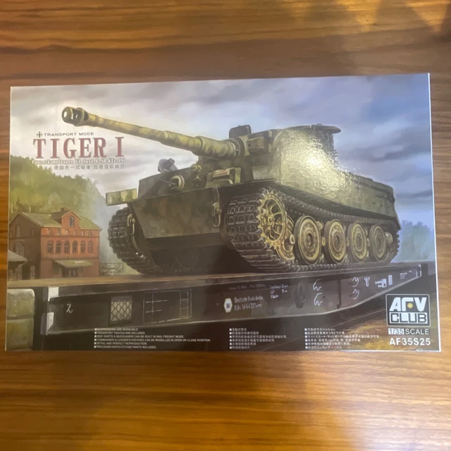 AFV 1:35 SCALE Transport Mode Tiger I Panzerkampfwagen VI Ausf.E Sd.kfz ...