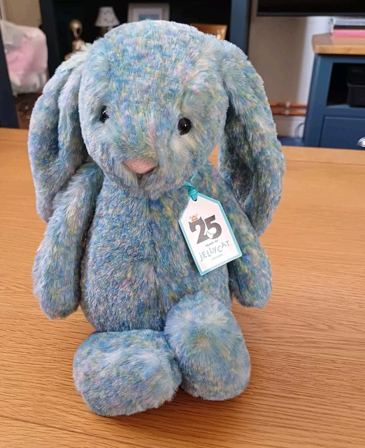 JELLYCAT AZURE BUNNY New With Tag 25th Anniversary £25.00 - PicClick UK