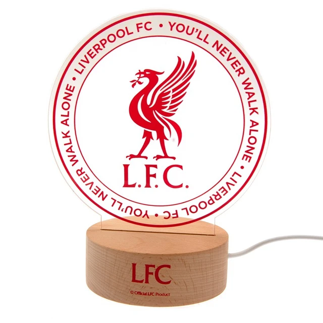 LIVERPOOL FC LFC LED Official Crest Light Lamp Christmas Gift Idea ...