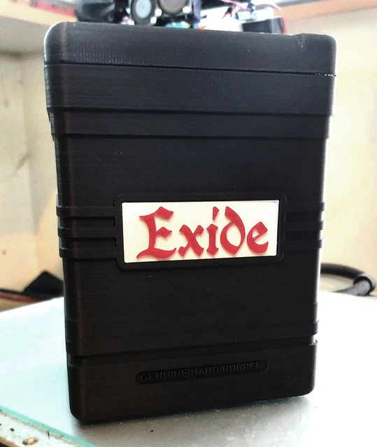 EXIDE STYLE 3D printed Battery Box for Classic / Vintage Motorcycle £39.95 - PicClick UK
