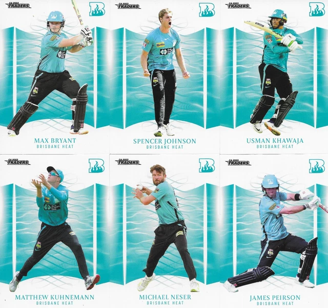 2023 BRISBANE HEAT BBL & WBBL Big Bash team set 12 Cards $5.13 ...