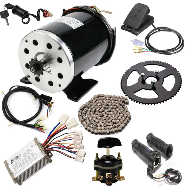 36V 800W BRUSH Electric Motor Controller Reverse Wiring GoKart MX Ebike ...