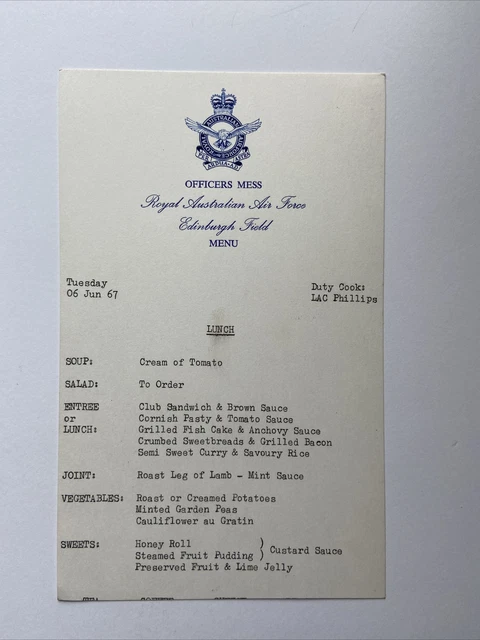 ANTIQUE VINTAGE OFFICERS Mess Royal Australian Air Force Edinburgh ...
