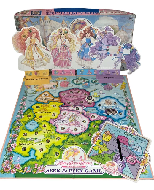 RARE LADY LOVELY Locks And The Pixietails Seek & Peek Game Golden 1987 £69.34 - PicClick UK