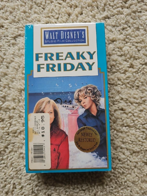 FILM VHS WALT Disney Original Freaky Friday First Edition-TESTATO-RARO ...