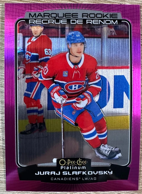 2022-23 OPC PLATINUM Juraj Slafkovsky Rosa Opaco Tendea Rc Sp Parallelo #299 EUR 54,67 - PicClick IT