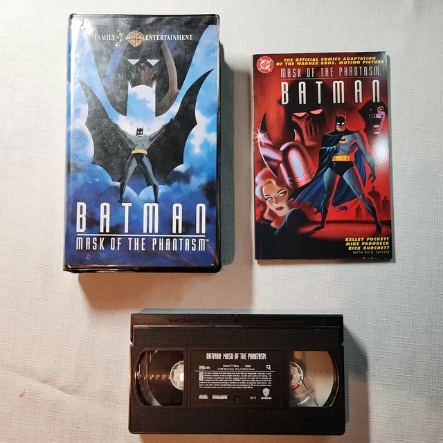 VHS BATMAN MASK of the Phantasm w/ Comic Book DC 1993 HTF TESTED $16.00 ...