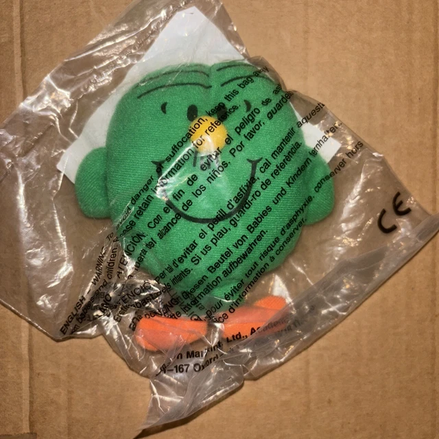 1999 MCDONALDS MR Men & Little Miss - Mr Fussy - Plush Soft Toy Doll ...