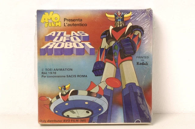 AVO FILM ATLAS UFO ROBOT Super8 a Colori "CATTURATE GLI SPAZIALI" II ...