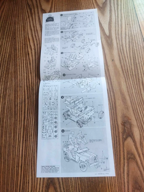 TAMIYA 35021, 1/35, Russian Field Car GAZ67B, ancienne notice 1973 EUR ...