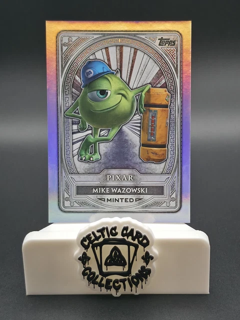 TOPPS DISNEY MINT 2025 Mike Wazowski #58 Monsters Inc. Silver Minted ...