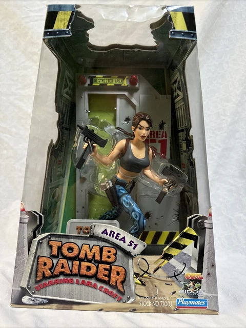 TOMB RAIDER AREA 51- Lara Croft - Playmates Action Figure $40.00 - PicClick