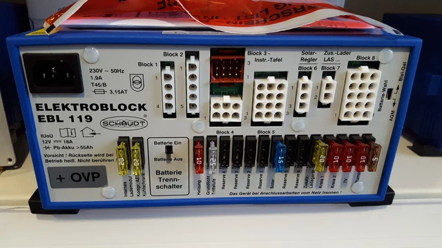 ELEKTROBLOCK SCHAUDT EBL 119 mit OVP EUR 499,00 - PicClick DE