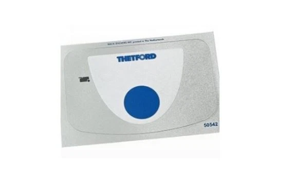 THETFORD CONTROL PANEL Overlay Sticker C250 Cassette Toilet Caravan ...