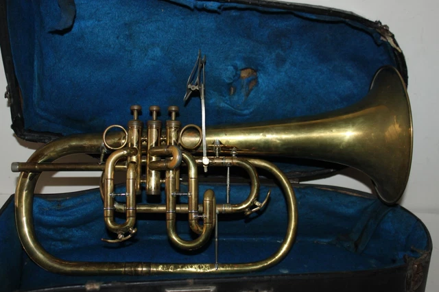 BOOSEY & HAWKES Marching Eb Tenor Horn with Case £265.00 - PicClick UK