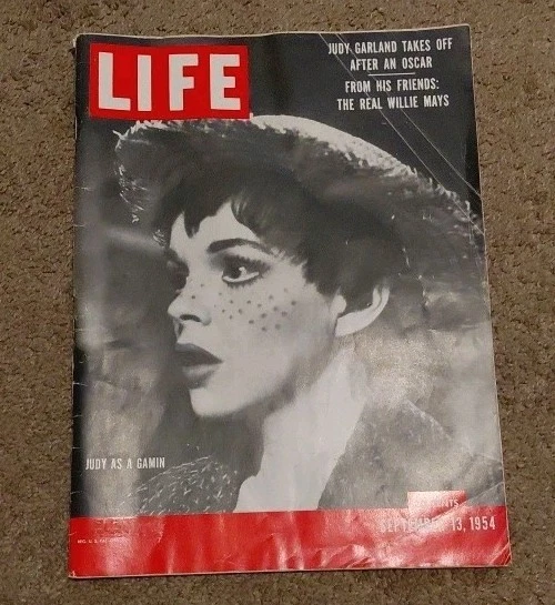 LIFE MAGAZINE SEPTEMBER 13 1954 Judy Garland Oscar Willie Mays VTG £16. ...