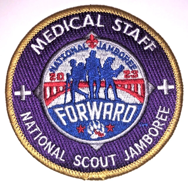 MEDICAL STAFF JST Round Patch 2023 National Scout Jamboree MINT EUR 15 ...