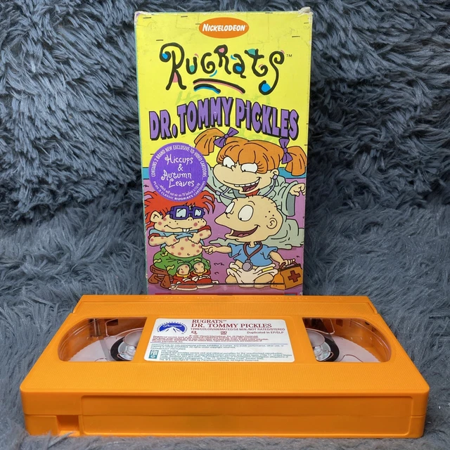 RUGRATS DR. TOMMY Pickles VHS 1998 Nickelodeon 5 Rugrats Remedies ...