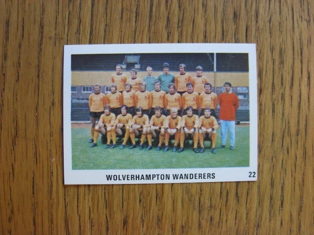 1970/1971 THE SUN Football Swap Card: 022 - Wolverhampton Wanderers ...