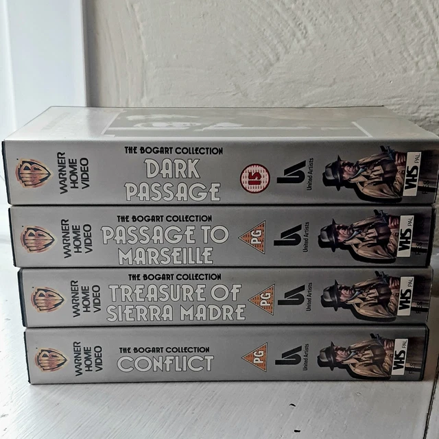 THE BOGART COLLECTION VHS Bundle - 4 Films : Conflict , Dark Passage ...