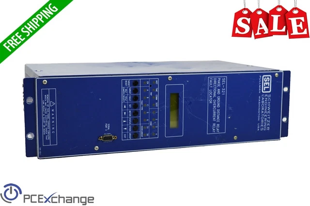 SEL 321 PHASE Ground Relay Directional Overcurrent Fault Locator ...