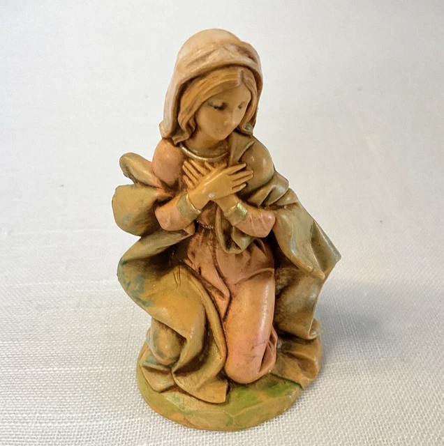 FONTANINI MARY NATIVITY Village Figure 1990 53212 Depose Italy 5" Scale ...