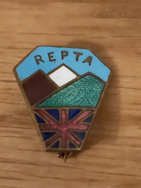 RARE VINTAGE RAILWAY Employees & Public Transport association Enamel ...