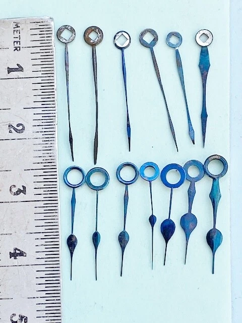 WATCHMAKERS VERGE FUSEE pocket watch hands square Hole Hands Fusee ...