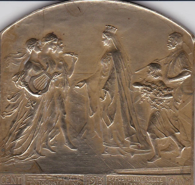 MEDAILLE EXPOSITION UNIVERSELLE Et Internationale De Gand 1913 EUR 75,00 - PicClick FR