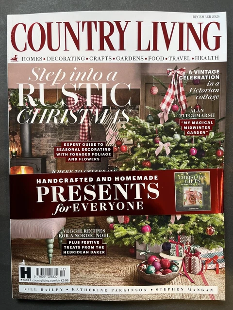 COUNTRY LIVING MAGAZINE Issue December 2024 £10.99 - PicClick UK